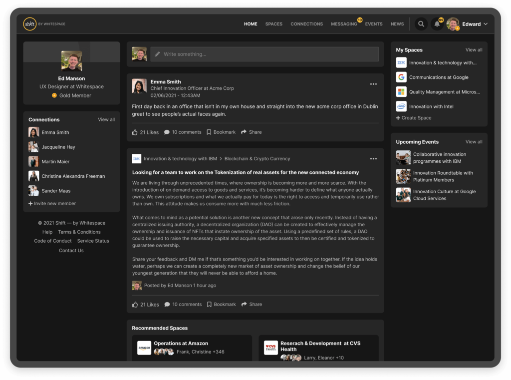 Shift Product Design - Senior UX Designer — Edward Manson